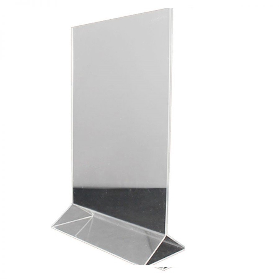 Kệ Mica 2 Mặt A4 Đứng, Chân Tam Giác E01, Mica Trong Dày 2mm, kích ...